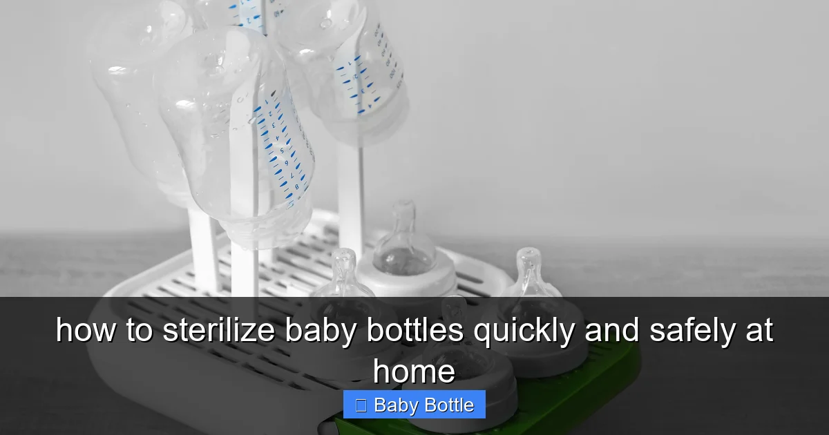 how to sterilize baby bottles quickly and safely at home – Babies Carrier